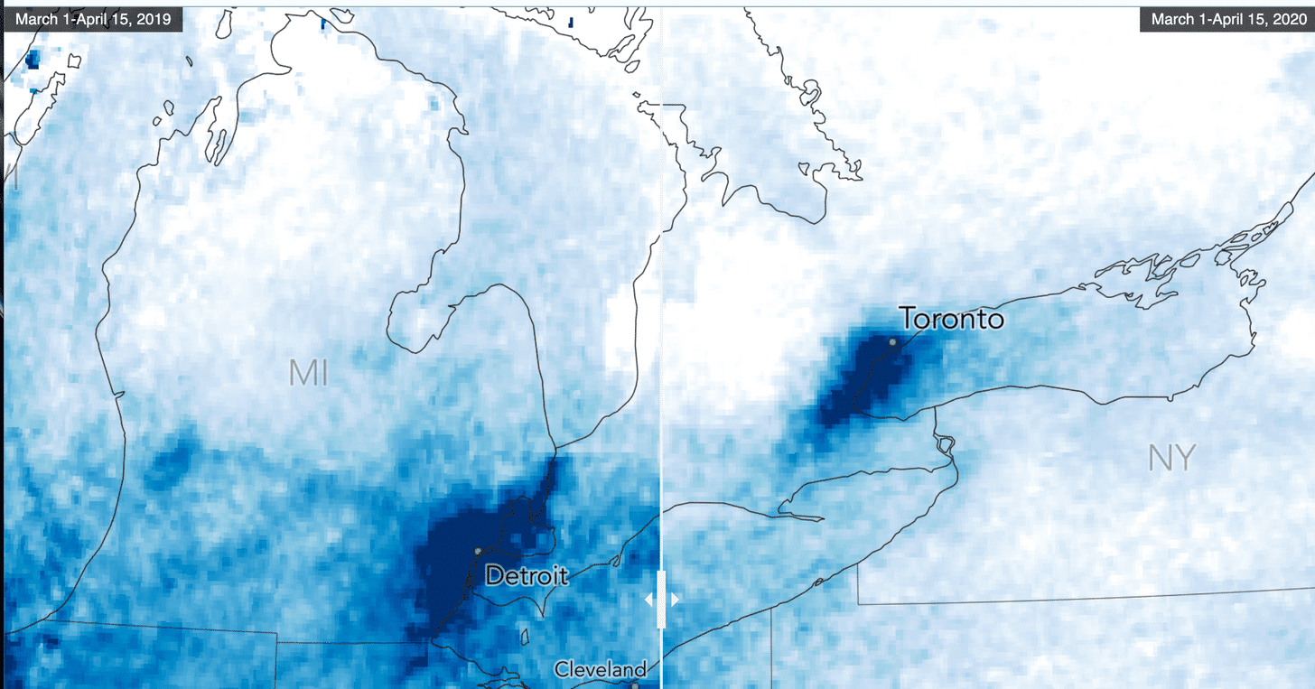 Detroit's air quality has improved since the COVID-19 shutdown. This ...