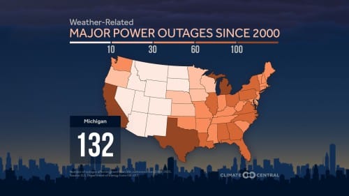 Michigan ranks # 2 for power outages – Planet Detroit
