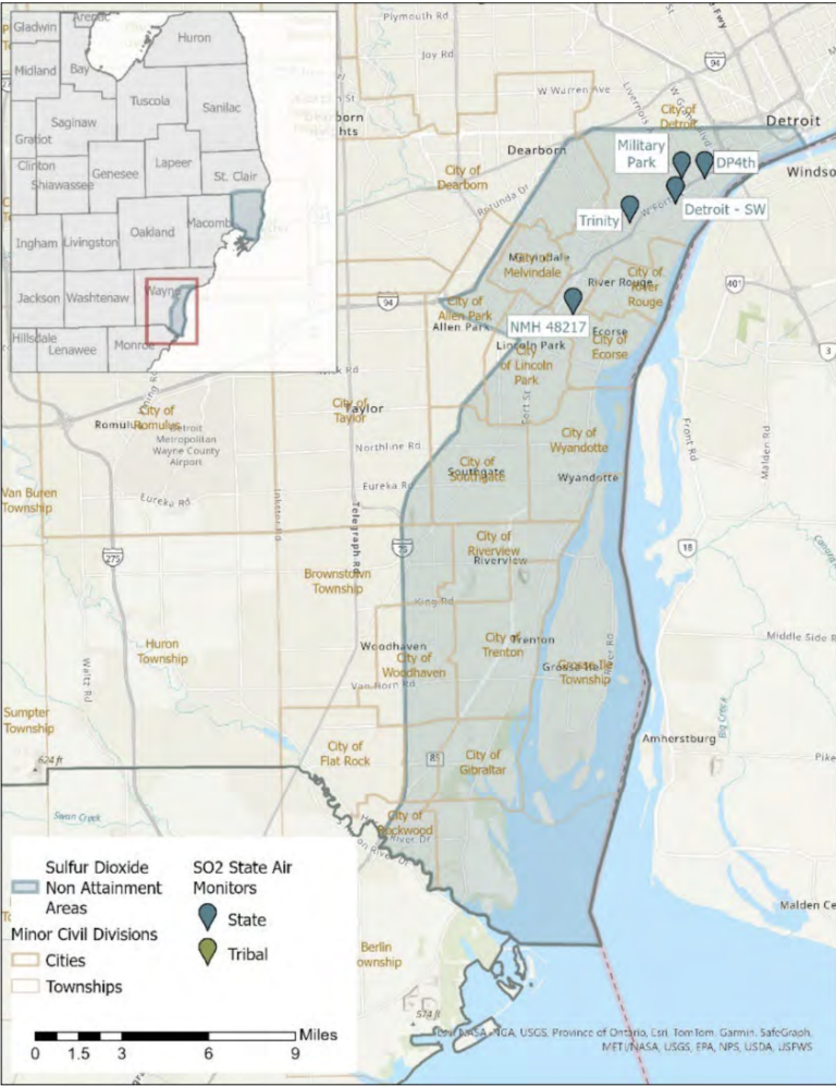 Detroit and Downriver may meet sulfur dioxide standards – Planet Detroit