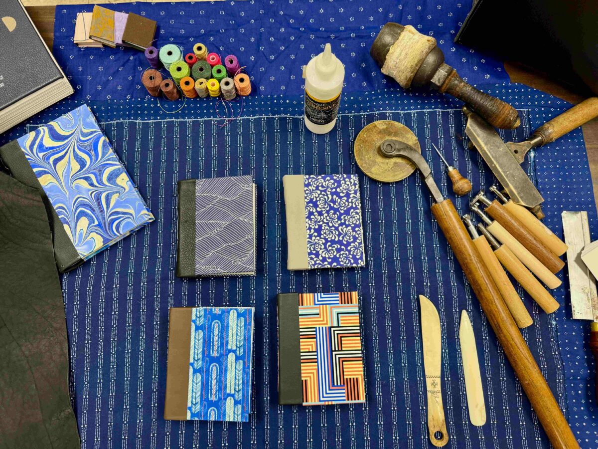 The art of upcycling: Leather finds new life with Detroit bookmaker ...