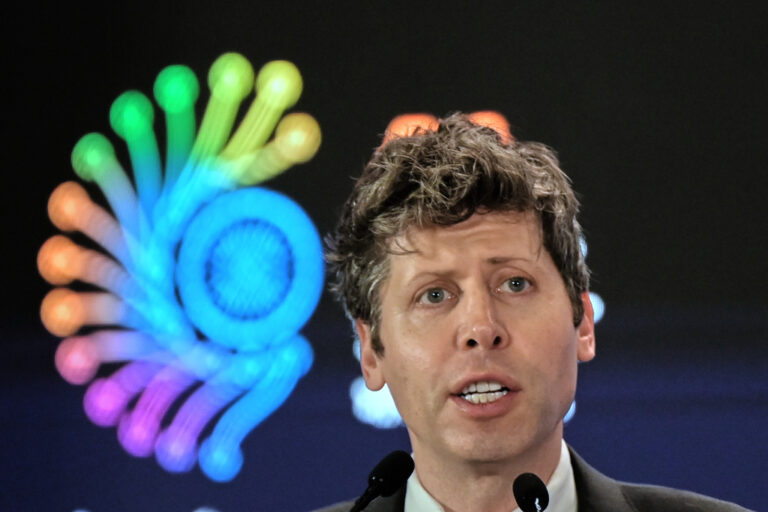 Altman visits Saline data center, says it's 'huge bet' on AI